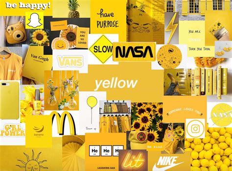 Soft Aesthetic Yellow Aesthetic Wallpaper Collage Porn Sex Picture