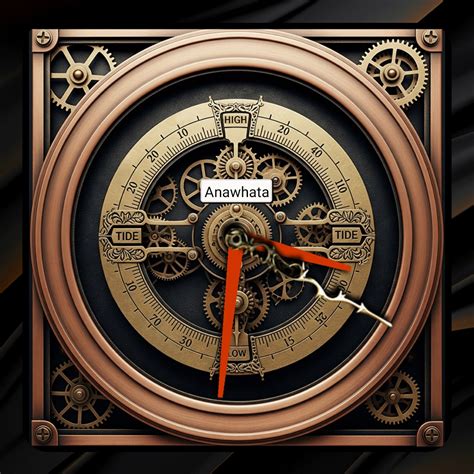 Analog Tide Clock Analogclockmaker • Instagram Photos And Videos