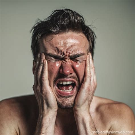 Man Crying Stable Diffusion Online