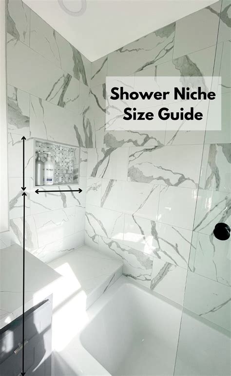 Shower Niche Sizes An In Depth Guide Oh Happy Joy Shower Niche