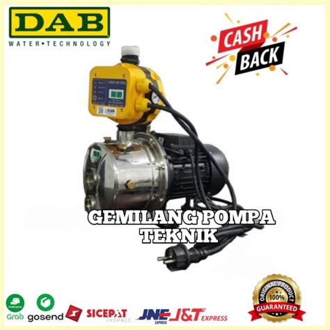 Jual Mesin Pompa Air Dorong Dab 250 Watt Stainless Steel Booster Pump