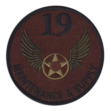 19 Af Maintenance And Supply Ocp Patch Nineteenth Air Force Patches