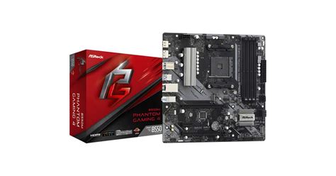Asrock B550M Phantom Gaming 4 AMD B550 AM4 Socket Micro ATX Pepita