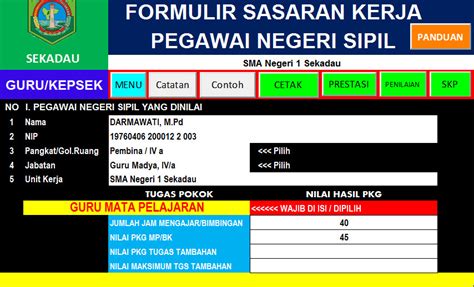 Aplikasi SKP Guru Dan Kepala Sekolah Document Guru