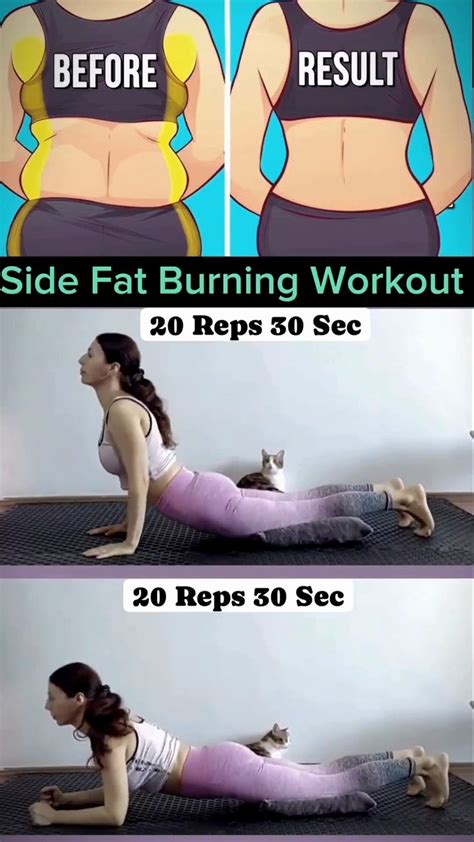 Side Fat Burning Workout Workout Videos Stomach Workout Workout