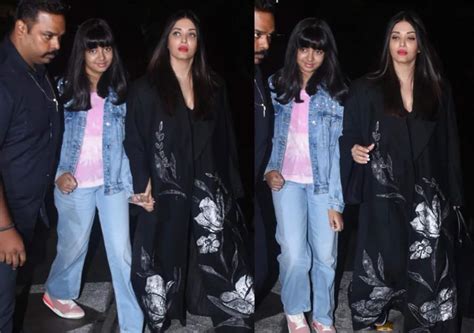 Cannes 2023 Aishwarya Rai Bachchan Aaradhya Bachchan Leave For French