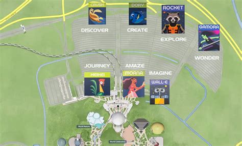 Epcot Map