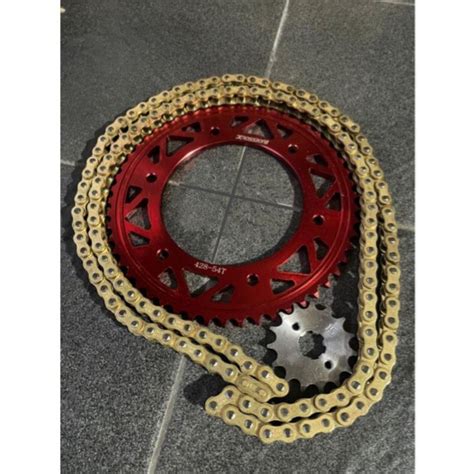 Jual Gear Set Paket CRF L Xcrossbone Protaper Supermoto Trabas Harian Shopee Indonesia