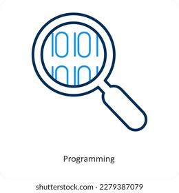 Programming Coding Icon Concept Stock Vector Royalty Free 2279387079