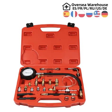 연료 분사 펌프 인젝터 테스터 0 140 Psi 압력 게이지 가솔린 연료 압력 감지 도구 가솔린 압력 게이지diagnostic Toolauto Diagnostic