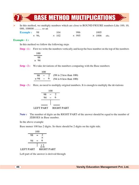 Chapter 7 Base Method Multiplication Pdf Multiplication Mathematics