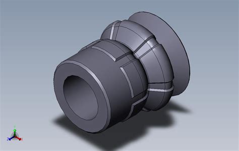 波纹管吸垫solidworks 2009模型图纸下载 懒石网