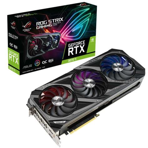 Promo ASUS ROG STRIX OC RTX 3070 TI 8GB DDR6 256BIT NVIDIA VGA CARD