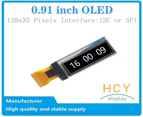 0 91 Inch Mini Oled Module With 128x32 Resolution For Use In Handheld And Medical Devices