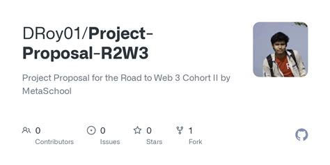 Github Droy01project Proposal R2w3 Project Proposal For The Road To