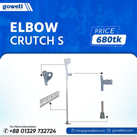 Top Quality Elbow Crutch S For Comfortable Mobility Gowellbd