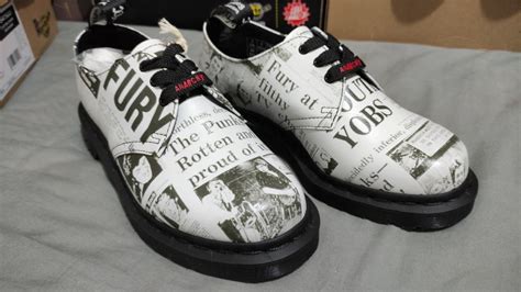 Dr Martens 1461 Sex Pistols Womens Fashion Footwear Boots On Carousell