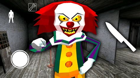 ХОРРОР КЛОУН СОСЕД ГРЕННИ Clown Neighbor Granny Escape Youtube