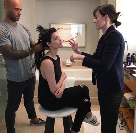 Ekc Pr Client Michael Sparks Creates Jaimie Alexanders Hair For White