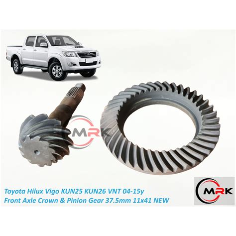 Toyota Hilux Vigo KUN KUN VNT Y Front Axle Crown Pinion Gear Mm X NEW