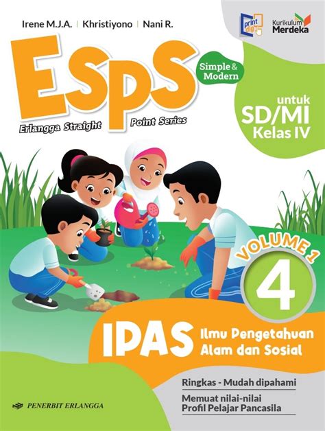 Jual Buku Sd Esps Ipas Vol 1 Sd Mi Kls 4 Km Dari Penerbit Buku Erlangga
