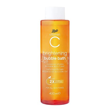 Boots부츠 비타민c 브라이트닝 버블바스 400ml 니코니코 타이 마켓 태국 구매 대행