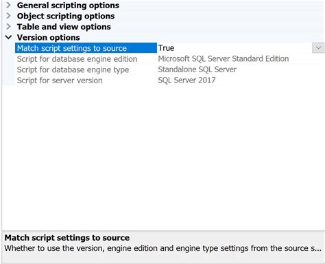 Hodentekhelp What Are The Scripting Options In Sql Server 2019