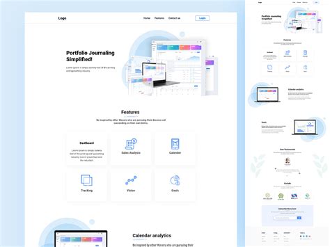 Sass Landing Page Design On Behance