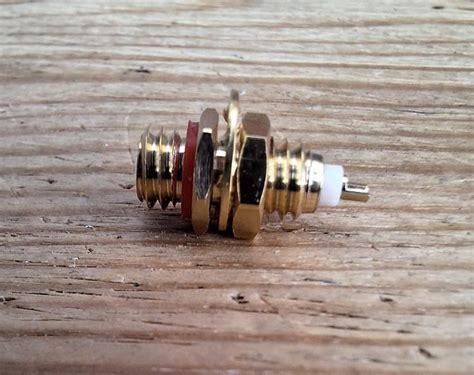 Coaxial Connector 10 32 Microdot Jack Bulkhead Solder Spill Ch Mdj 00 Bh Rfshop Uk