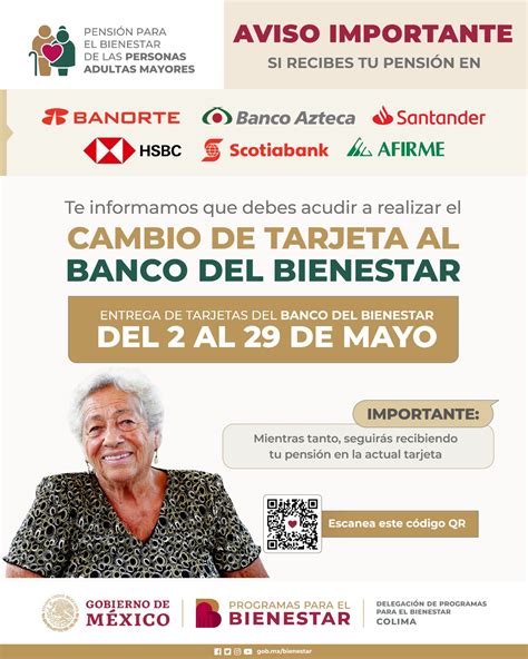 Inicia Cambio De Tarjetas Al Banco Del Bienestar Para Adultos Mayores
