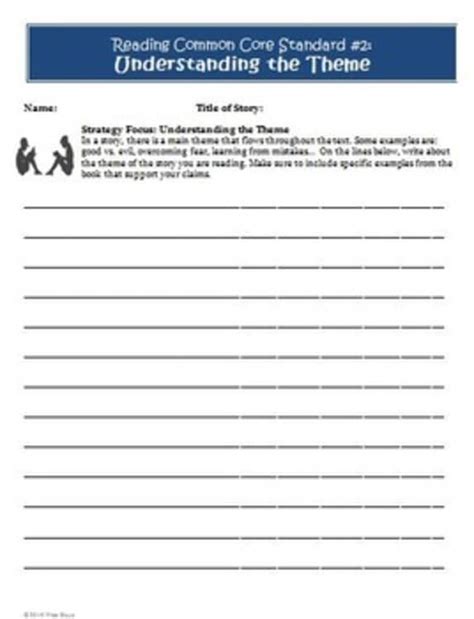 Theme Assessment And Rubric Common Core Reading Standard Grades 4 5