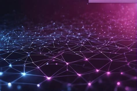 Premium Ai Image Cyber Big Data Flow Blockchain Data Fields Network