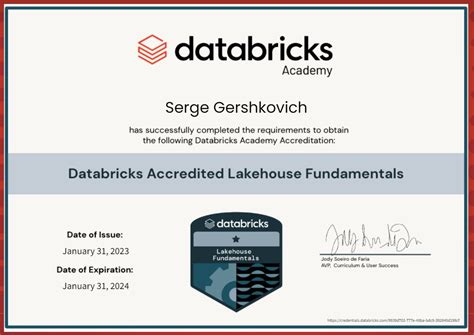 serge gershkovich on linkedin databricks