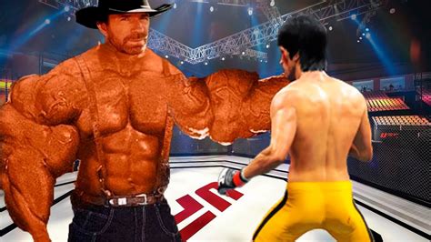 UFC4 Bruce Lee Vs Big EA Sports UFC 4 YouTube