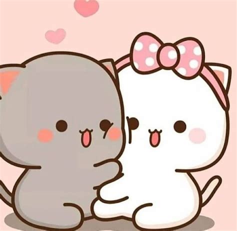 Cute Mochi Cats 💛 Cute Wallpapers Cute Anime Cat Cute Bunny Cartoon Cute Cartoon Pictures