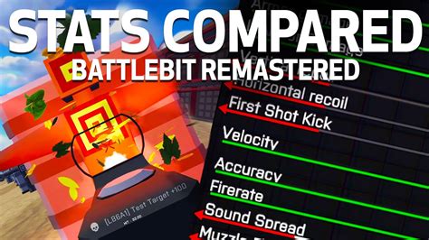 Do Gun Stats Matter Battlebit Remastered Comparison Youtube