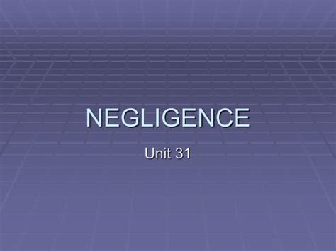 Negligence17 2 Ppt