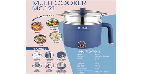 Khind Mc L Multi Cooker Berdaya