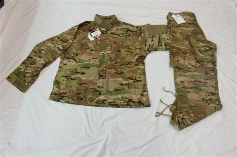 Us Army Issue Multicam Uniform Set Flame Resistant Medium Long