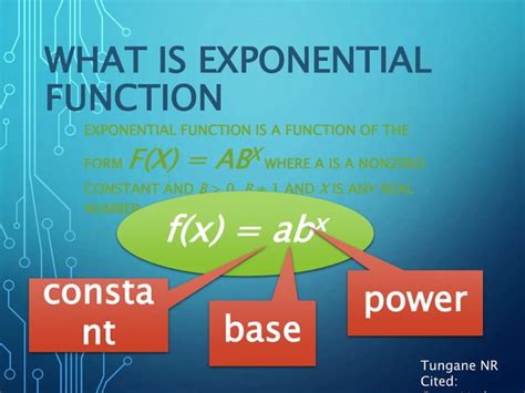 Basic Exponent Definition Pptx Physics Science