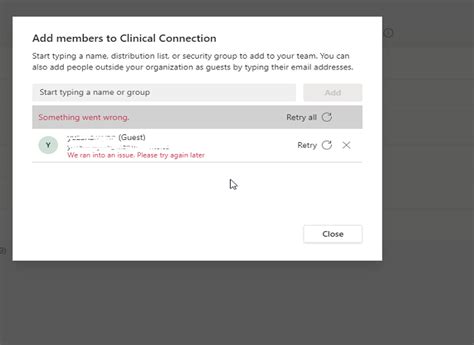 Cannot Add Guest To A Team Microsoft Qanda