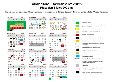 Nuevo Calendario Escolar Ciclo Escolar 2021 2022 Ceaa Bilarasa