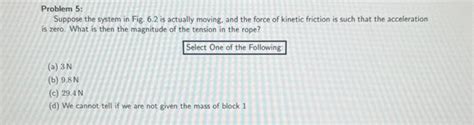 Problem 5 Suppose The System In Fig 6 2 Is Actually Chegg Com