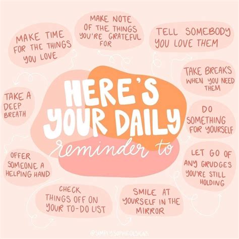 Heres Your Daily Reminder To Do Self Reminder Daily Reminder Self