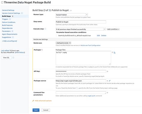 How To Use Teamcity To Build And Deploy Net Core Nuget Packages Gary
