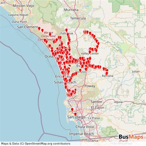 North County Transit District Routes And Schedules In Escondido