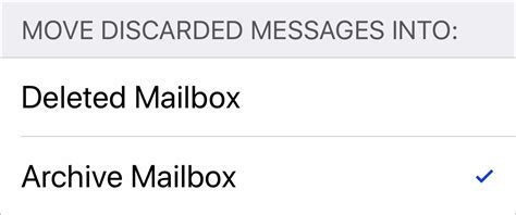 Choose Archiving Or Deleting Messages In Ios Mail