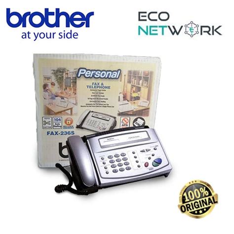 Brother Personal Fax 236s Fax And Telephone Shopee Malaysia