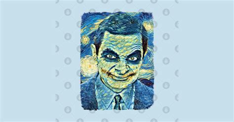 Mr Bean Joker Parody Van Gogh Style Mr Bean T Shirt Teepublic