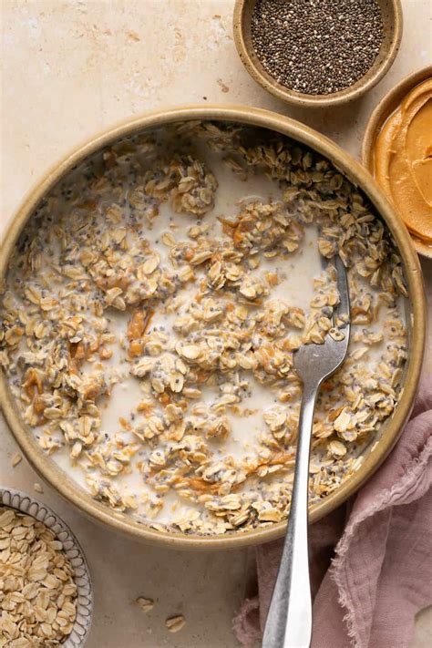 Peanut Butter And Jelly Overnight Oats Erin Lives Whole